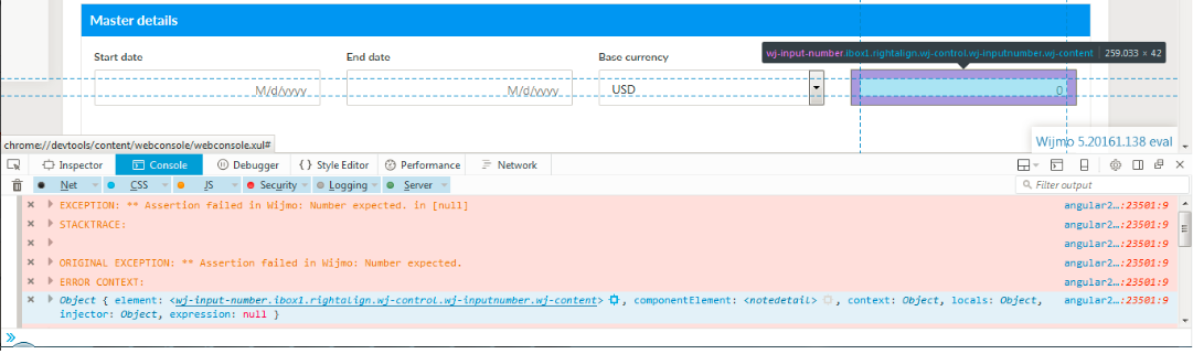 Required field validator for inputs control | General Discussion | Wijmo 5 | MESCIUS Forums